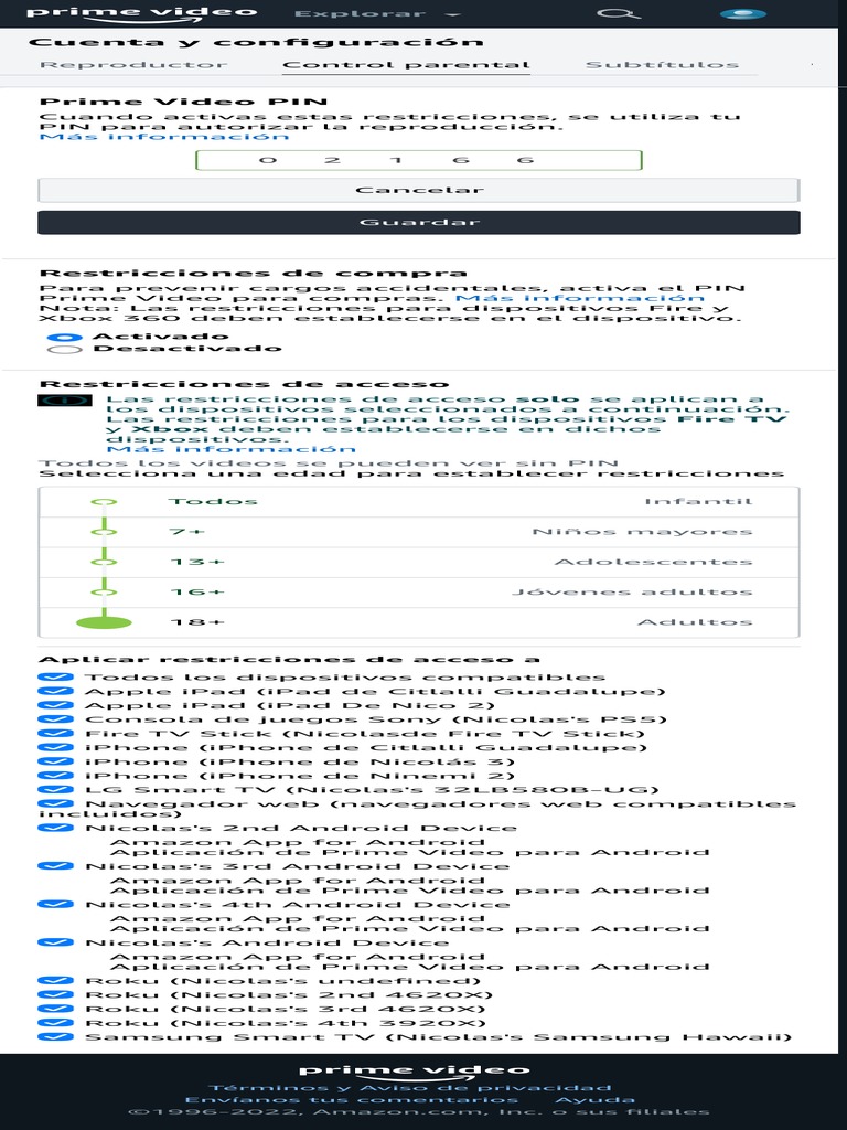 Prime Video Cuenta y Configuración | PDF