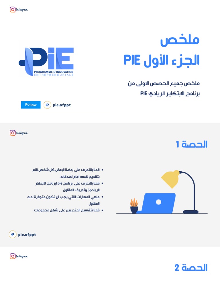 ملخص الجزء الأول PIE | PDF