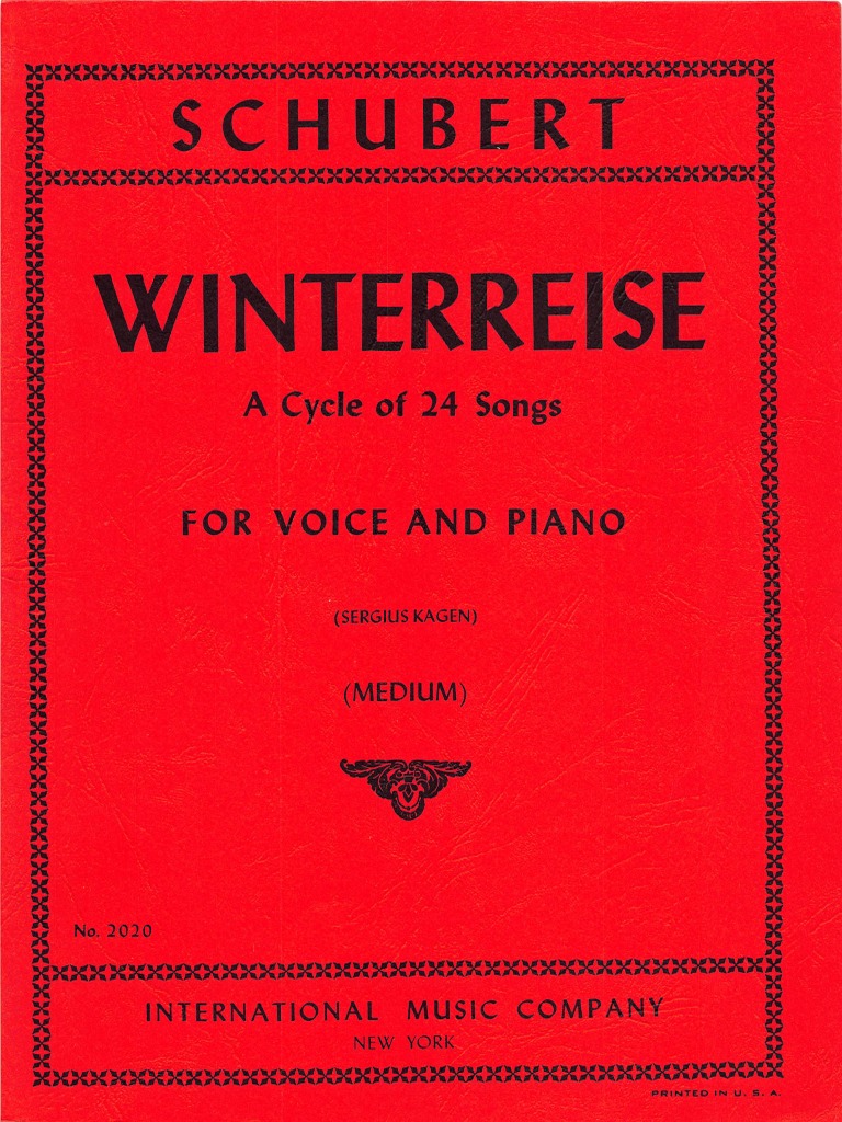 Schubert - Winterreise (Int - L Medium) | PDF