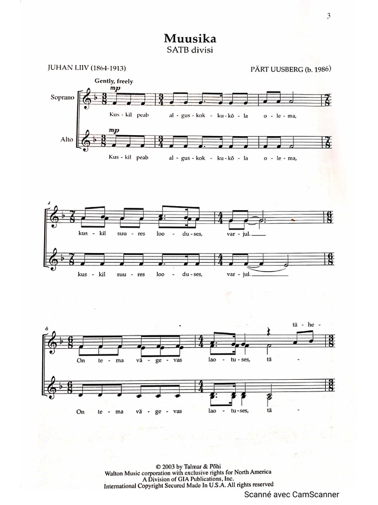 Muusika UUSBERG | PDF