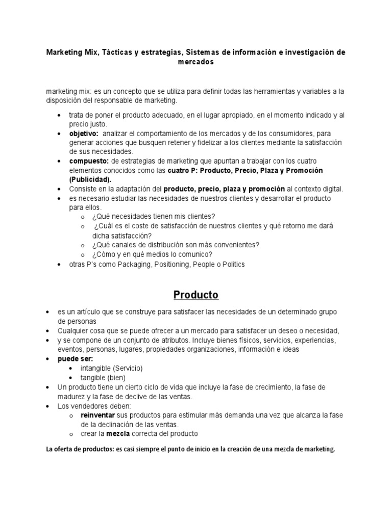 Unidad 2 Variables Controlables | PDF | Marketing | Producto (Negocio)