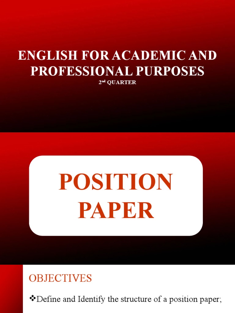 EAPP Position Paper | PDF | Argument | Epistemology