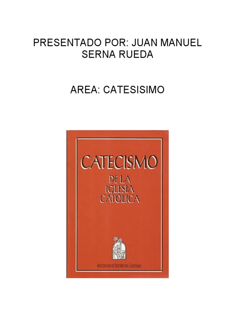 Consagración y Confirmación en Catesismo | PDF