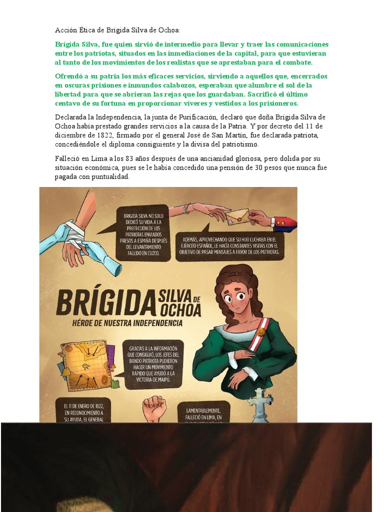Acción Ética de Brígida Silva de Ochoa | PDF