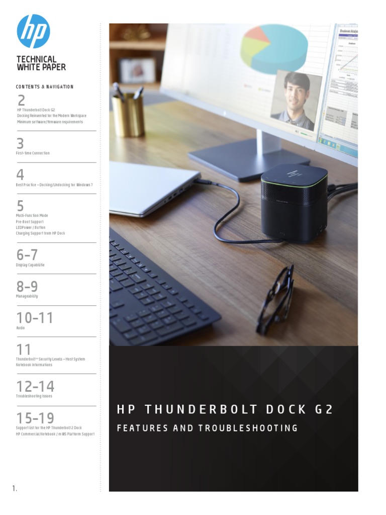HP Thunderbolt Dock Specifications | PDF | Usb | Laptop