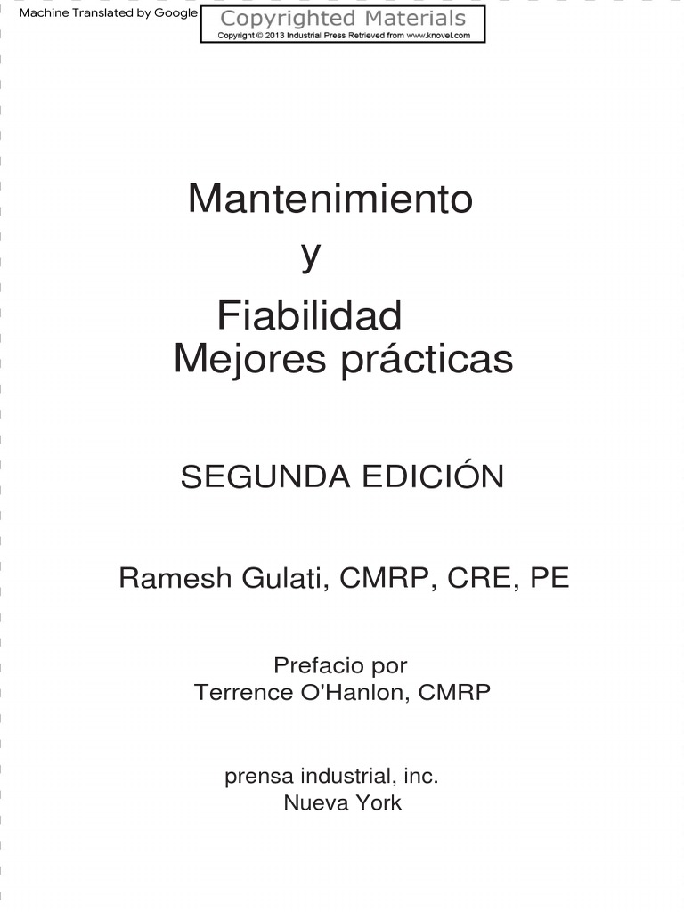Maintenance and Reliability Best Practices, Ramesh Gulati (2013) - 1 ... Maintenance and Reliability Best Practices, Ramesh Gulati (2013) - 1 ...