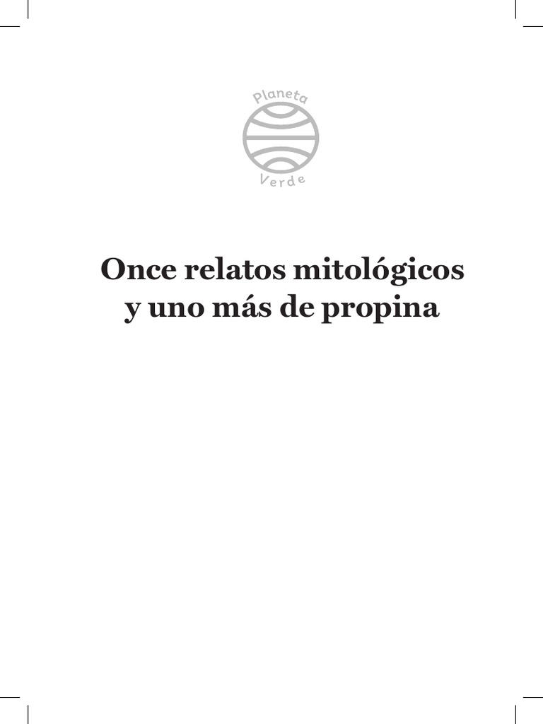 Once Relatos Mitológicos y Uno Más de Propina | PDF | Dioniso | Hera