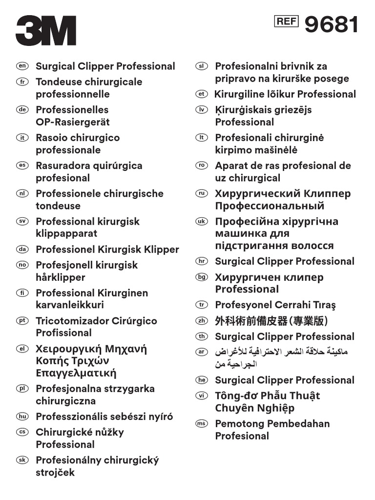 Cortador Quirúrgico 3m 9681 Manual de Usuario - Compressed | PDF