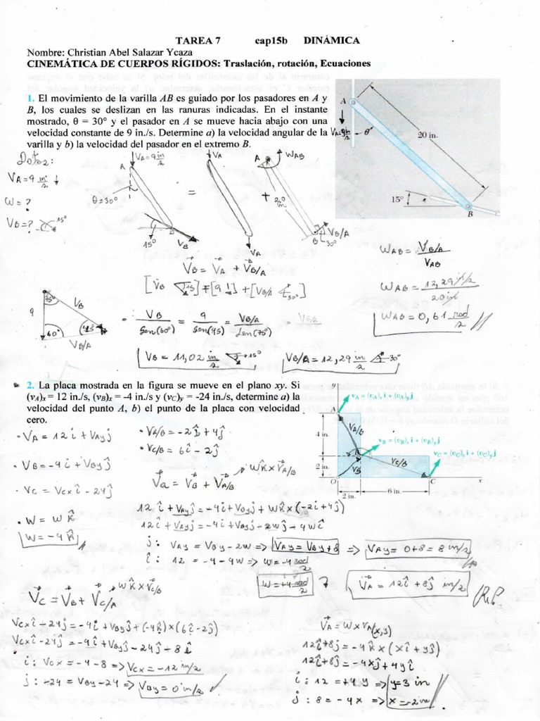 Deber 007 Pdf Ingeniería Mecánica Tasas Temporales