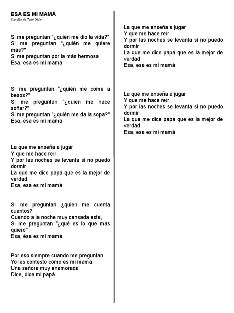Esa Es Mi Mamá Pdf