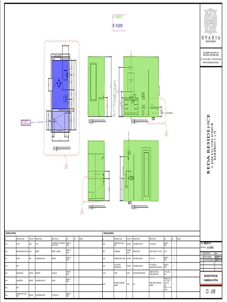 Bathroom Elevations | PDF | Tap (Valve) | Shower