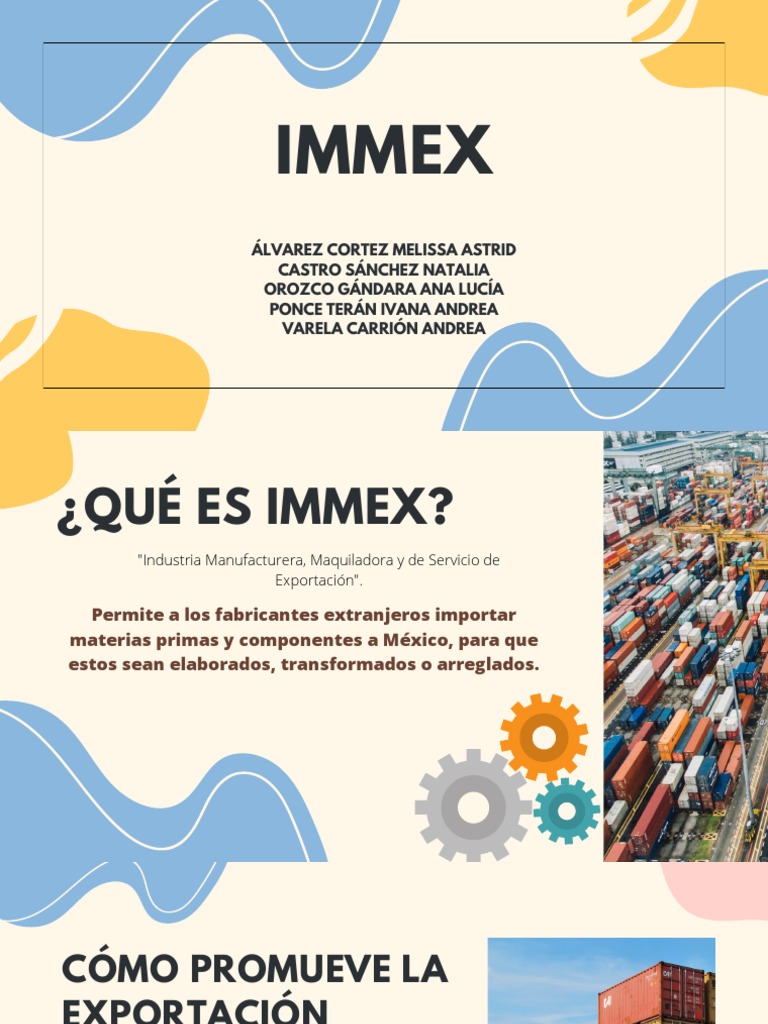IMMEX | PDF | aduana | México