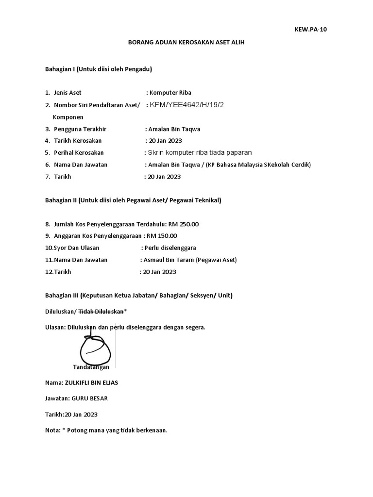 Kew - Pa-10 Kump 1 | PDF