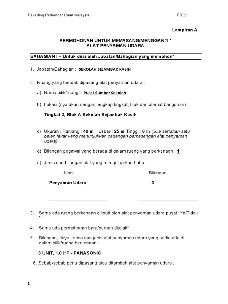 PB 2.1 Lampiran A Kump 1 | PDF