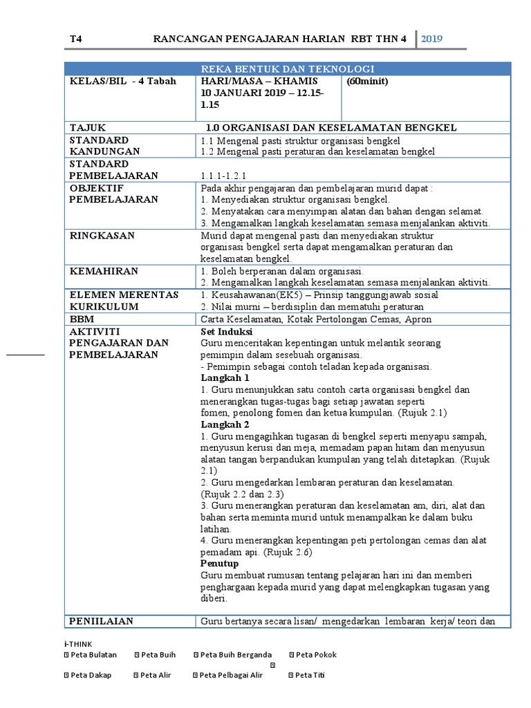 RPH RBT Tahun 4 | PDF