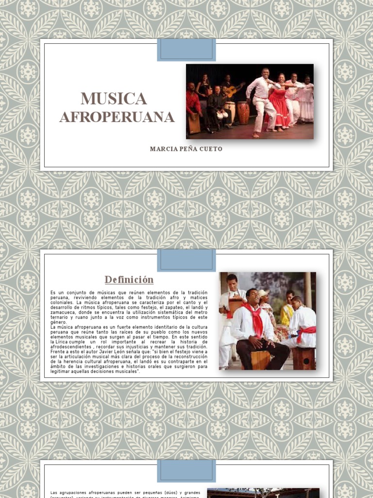 Música y danza afroperuana: raíces y ritmos | PDF | Bailes | Perú