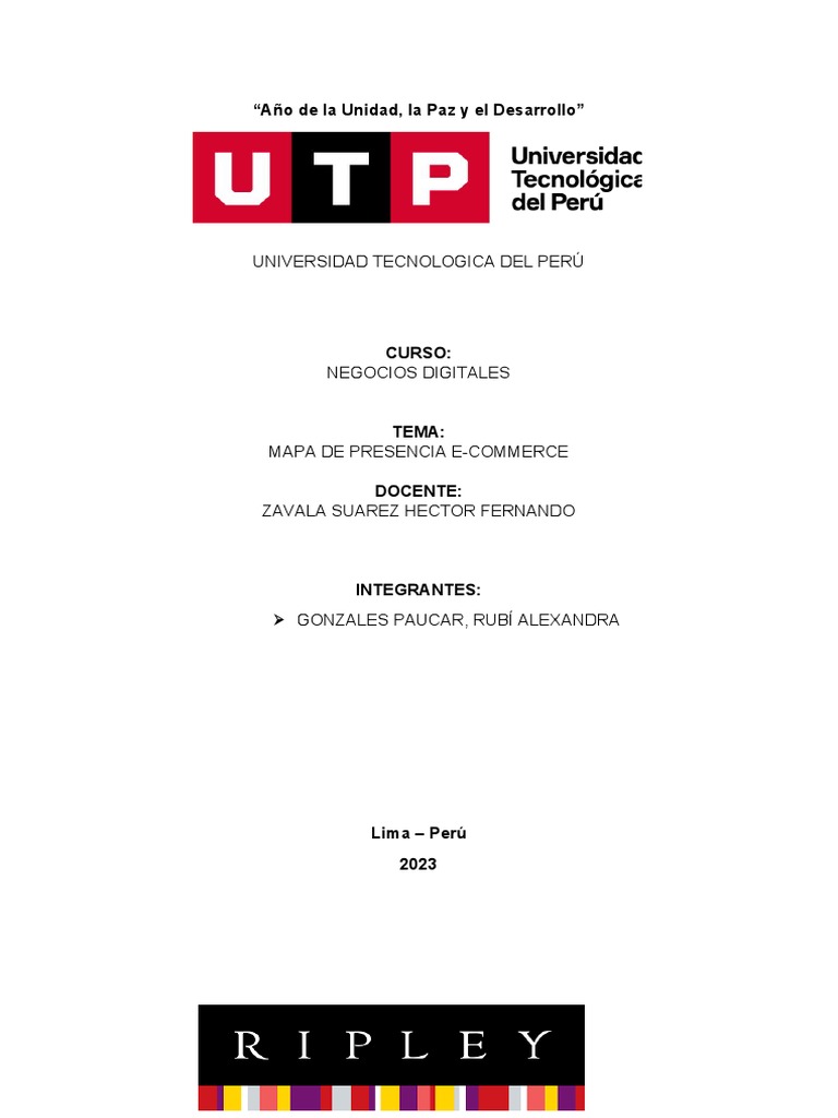 Mapa Presencia E-Commerce | PDF | Comercio electrónico | Informática