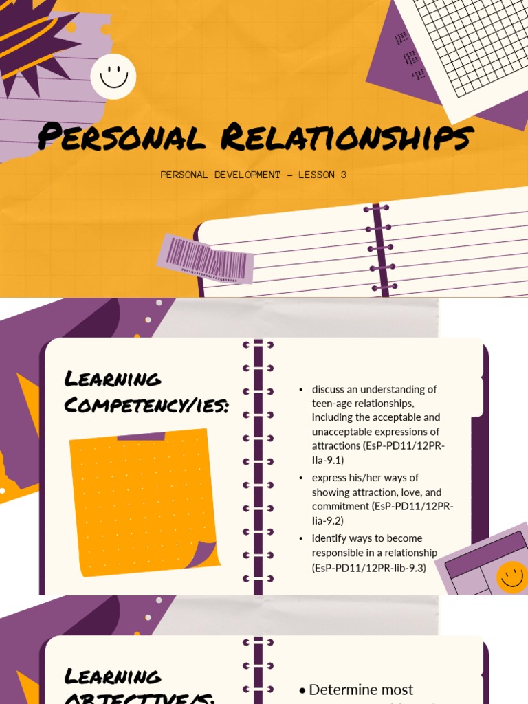 Q4-W1.2-Personal Relationships | PDF | Infidelity | Interpersonal Relationships