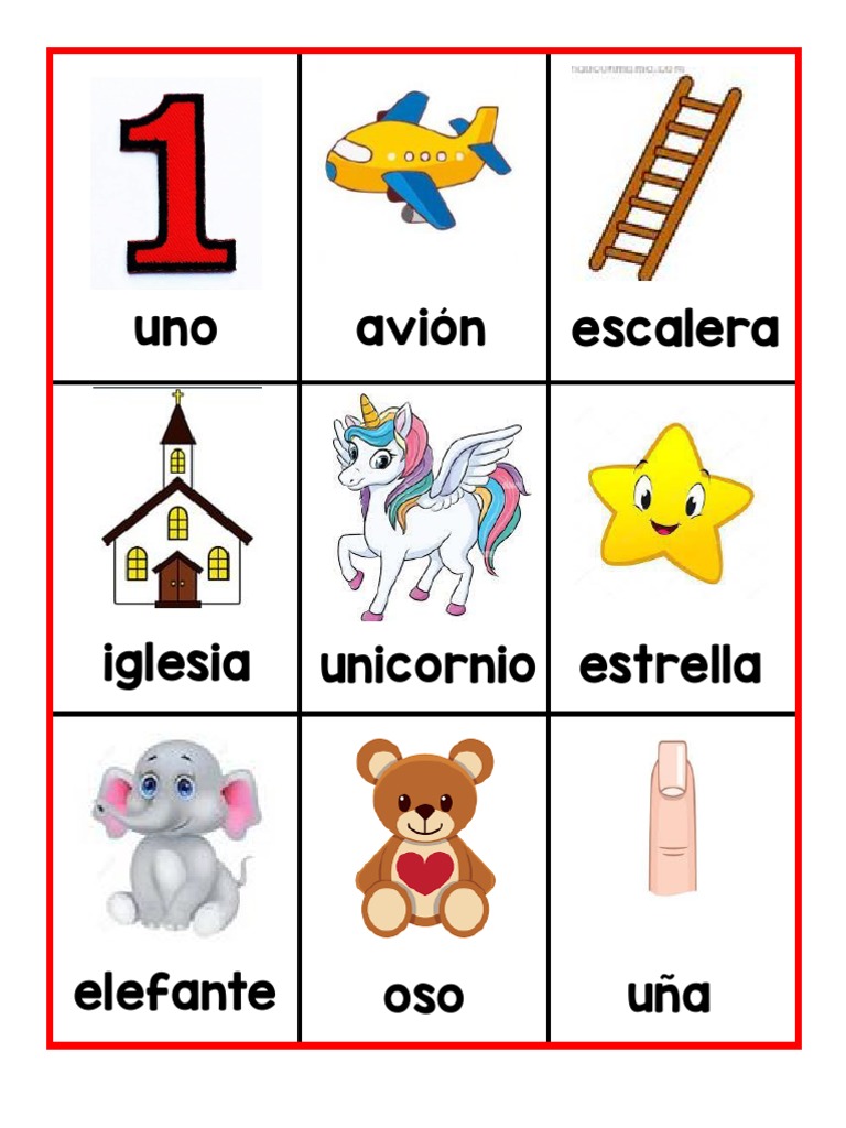 Loteria de Vocales | PDF