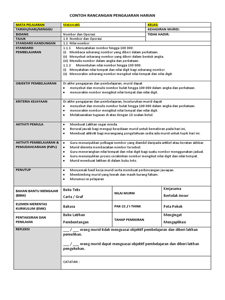 RPH Maths T4 U1 Razi | PDF
