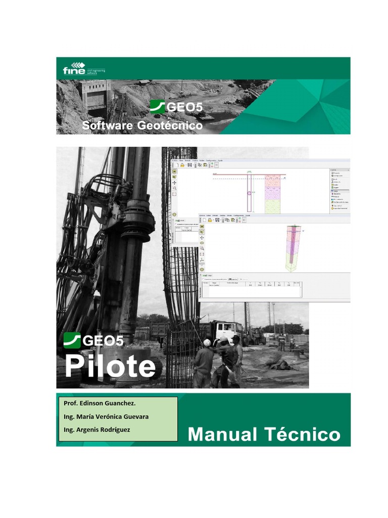 E2 Ejemplo GEO5 Pilote en Suelo Granular R02 | PDF | Fricción | Física ...