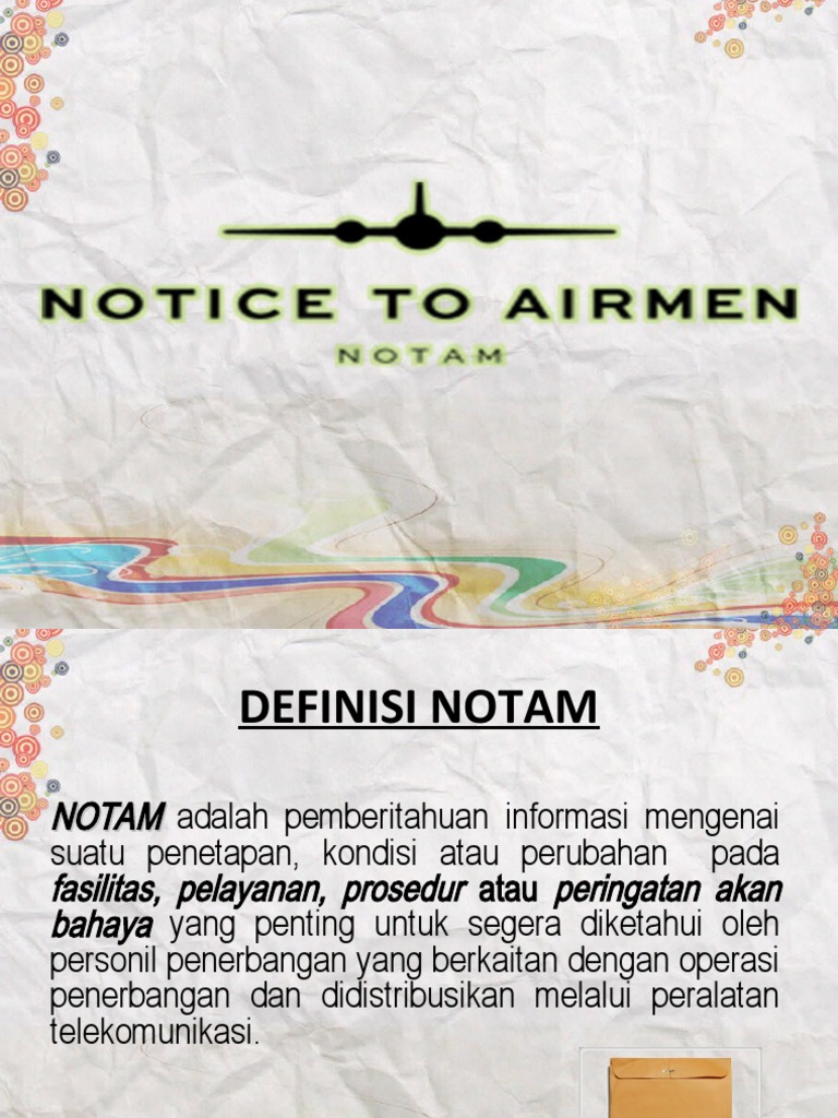 NOTAM (Notice To Airmen) | PDF