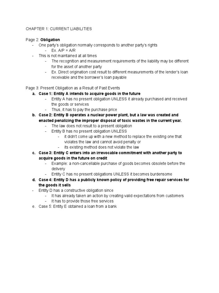 IntAcc 2 Millan - Current Liabilities | PDF