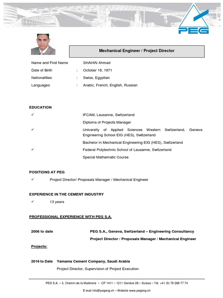 CV SHAHIN P | PDF | Cement | Saudi Arabia