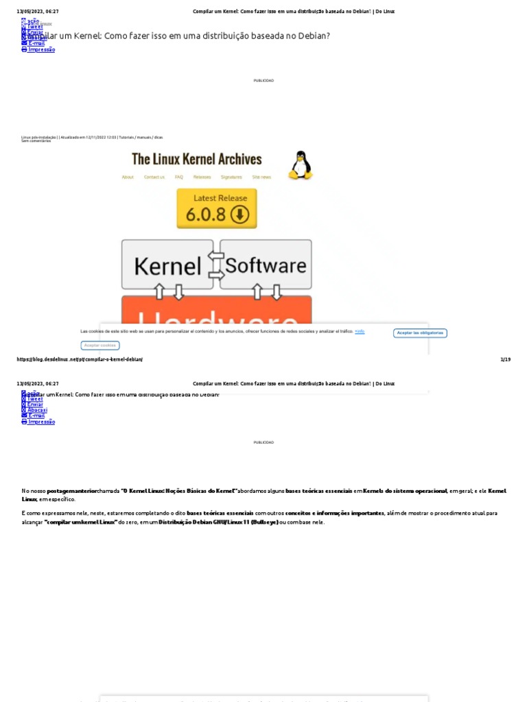 Compilar Um Kernel - Como Fazer Isso em Uma Distribuição Baseada No ...