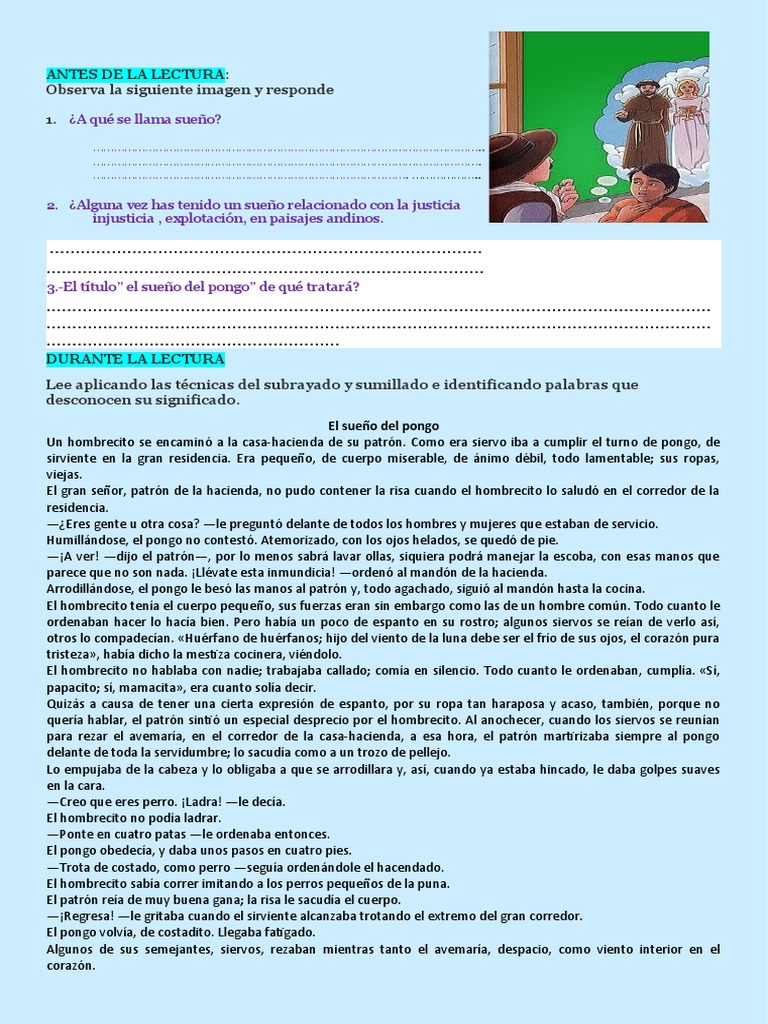 El Sueño Del Pongo | PDF