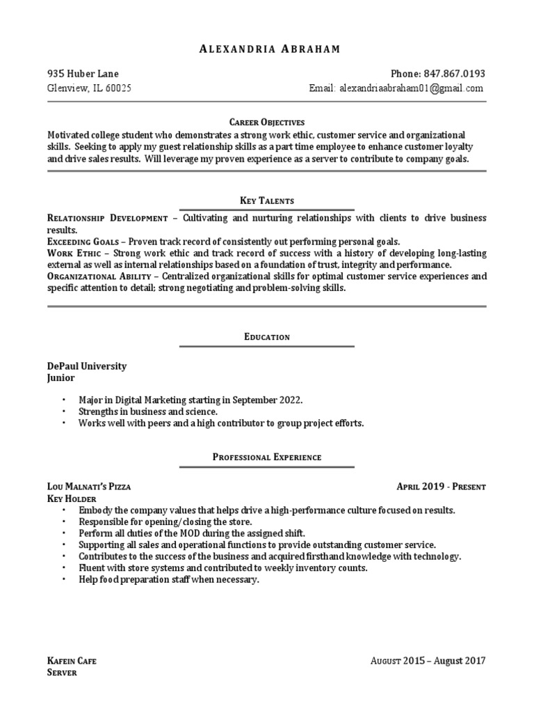 Abraham Resume | Download Free PDF | Sales | Marketing