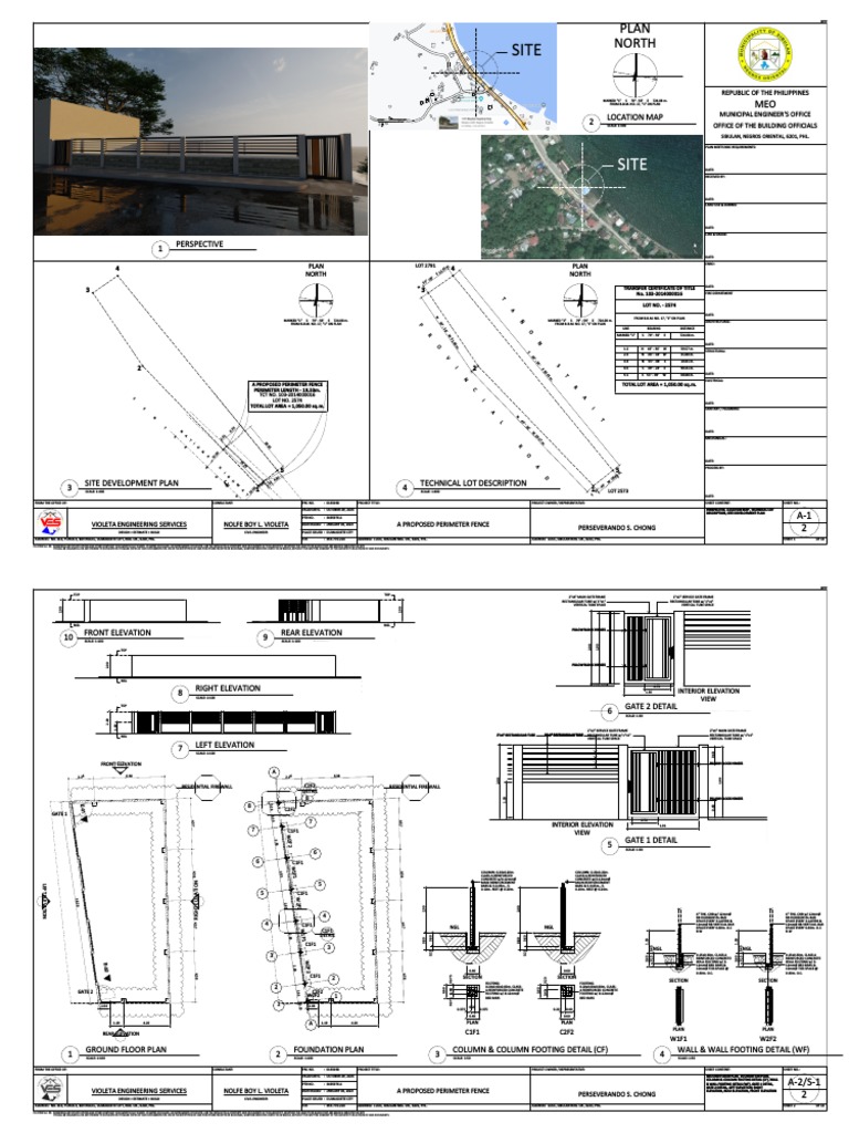 Final Fence Set Plan | PDF