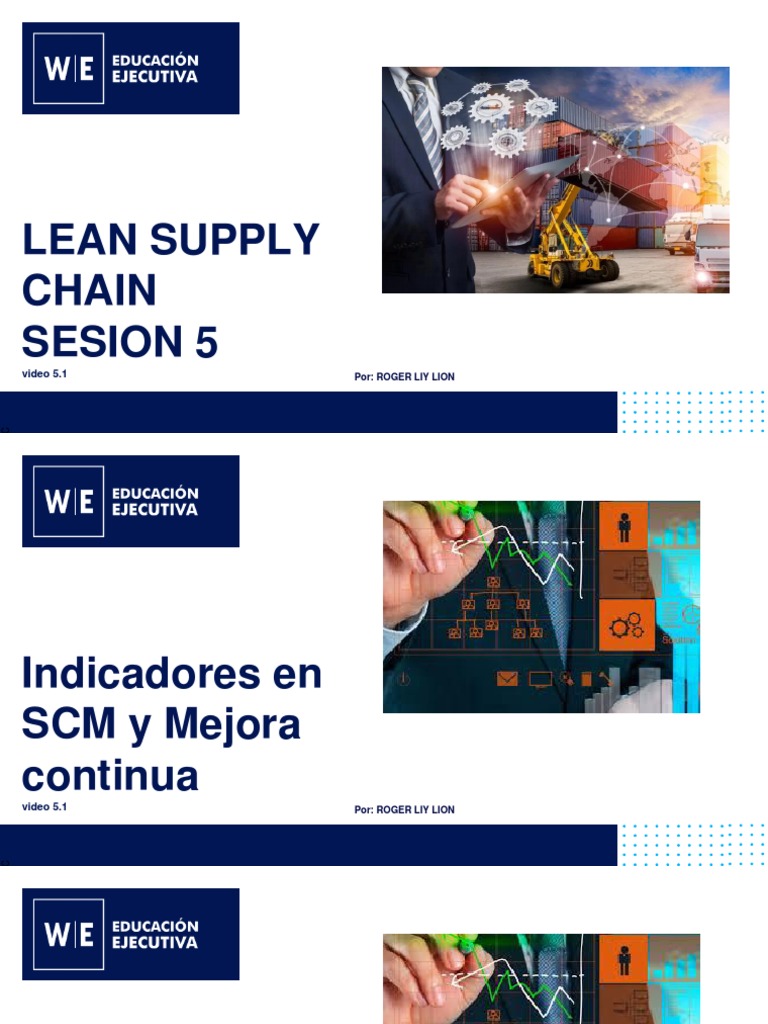 Sesion 5 Lean Supply Chain Management R4 Indicadores | PDF | Indicador de rendimiento | Negocios ...