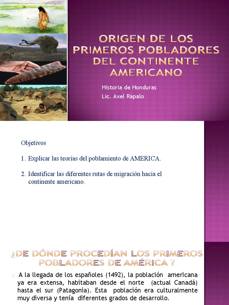Los Primeros Pobladores de America | PDF | Américas