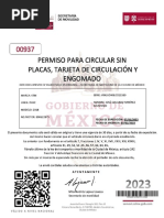 Tramite Permiso Circular Sin Placas | PDF | Finanzas y dinero | Derecho