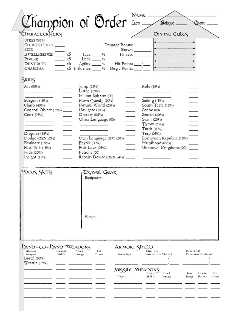 47204-Character Sheet - Champion of Order | PDF