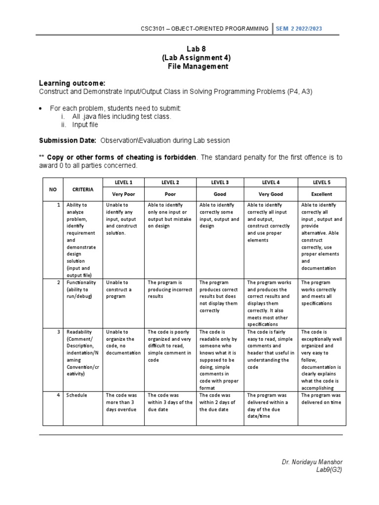 Lab 8 - Lab Assignment 4 | PDF | Computer Program | Programming Lab 8 - Lab Assignment 4 | PDF | Computer Program | Programming