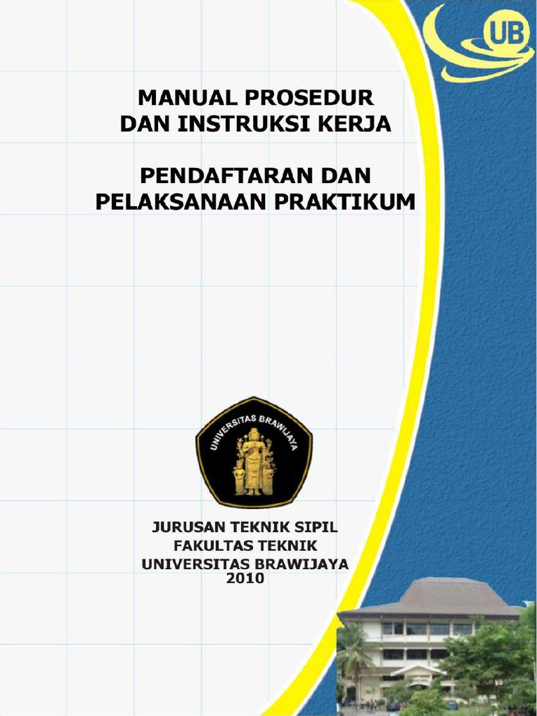 Prosedur Praktikum Teknik Sipil UB | PDF | Karier & Perkembangan | Seni