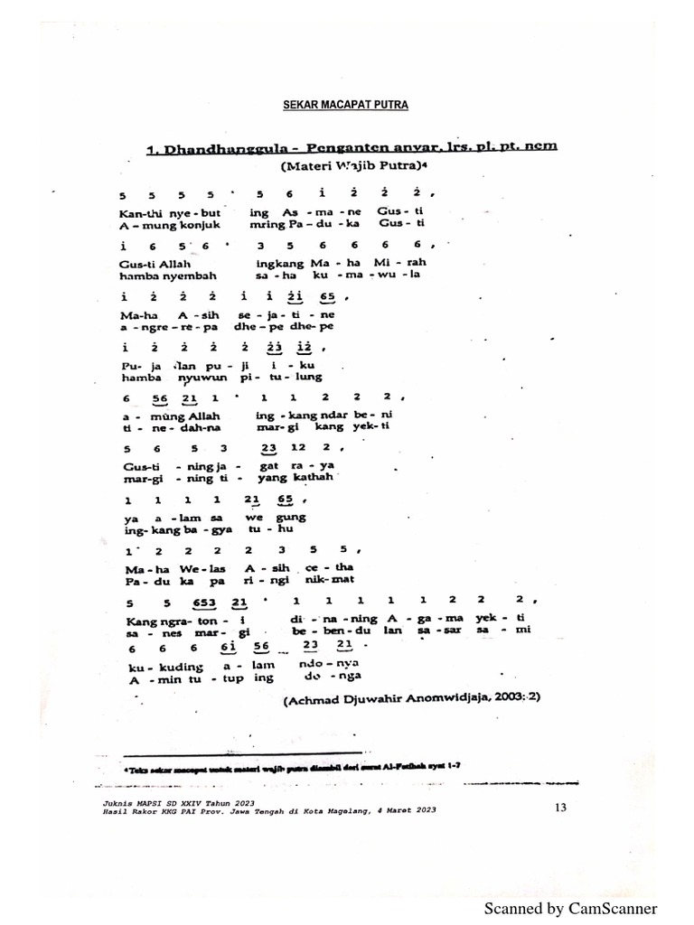 Mocopat Islami | PDF