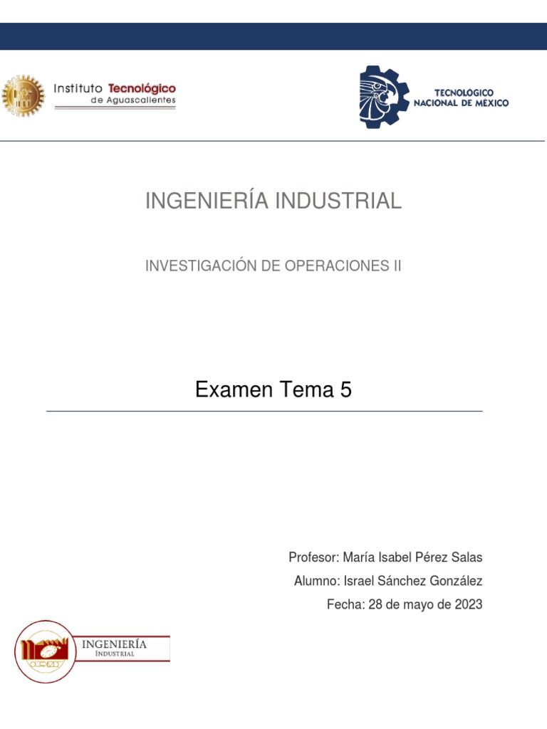 Examen T5 | PDF