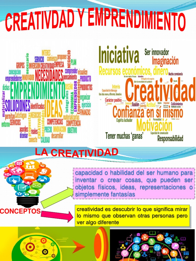 Sesion05 Creatividad y Emprendimiento (1) | PDF | Creatividad | Pensamiento