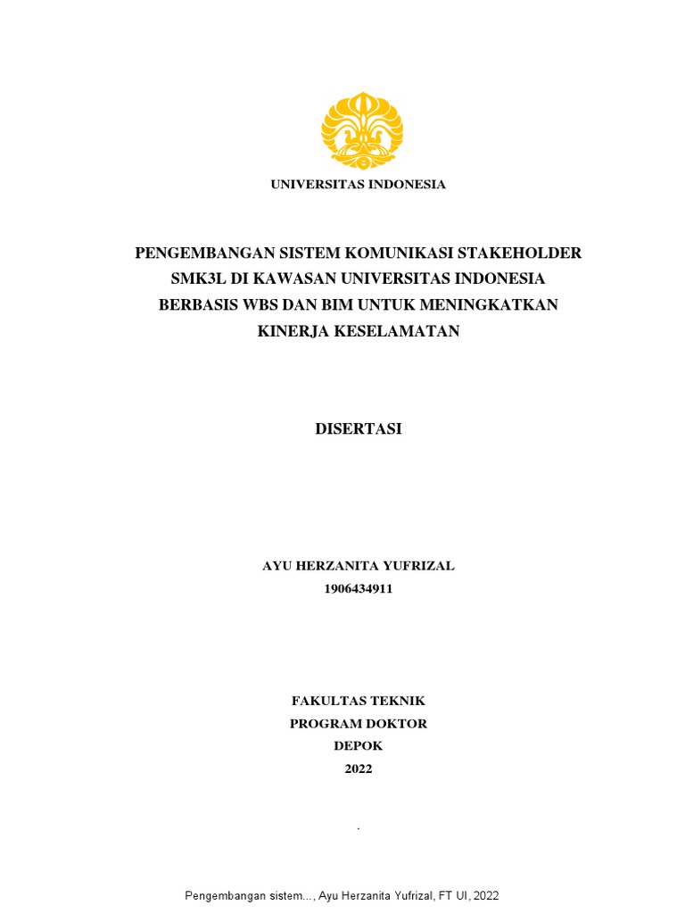 Disertasi Bu Ayu | PDF