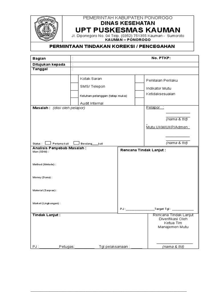 Form PTKP | PDF