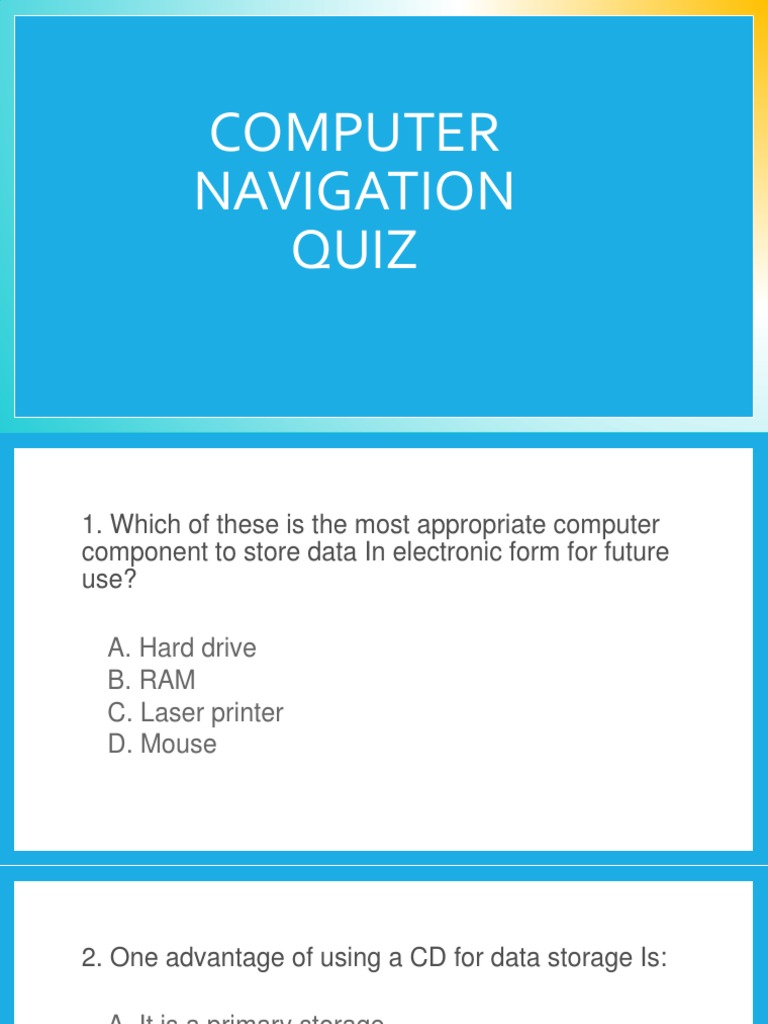 Basic Computer Skills Test Questions2 NO Answer | PDF | Icon (Computing ...