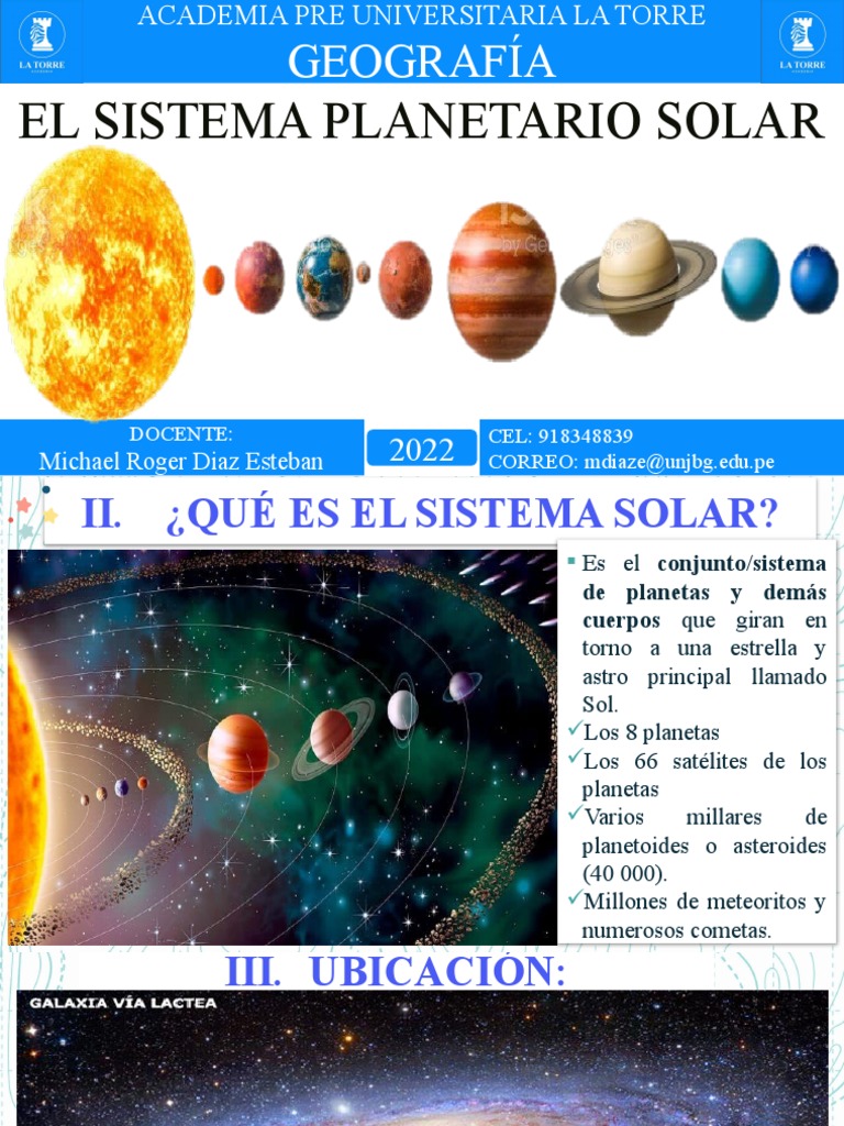 El Sistema Planetario Solar | PDF | Dom | Cometa