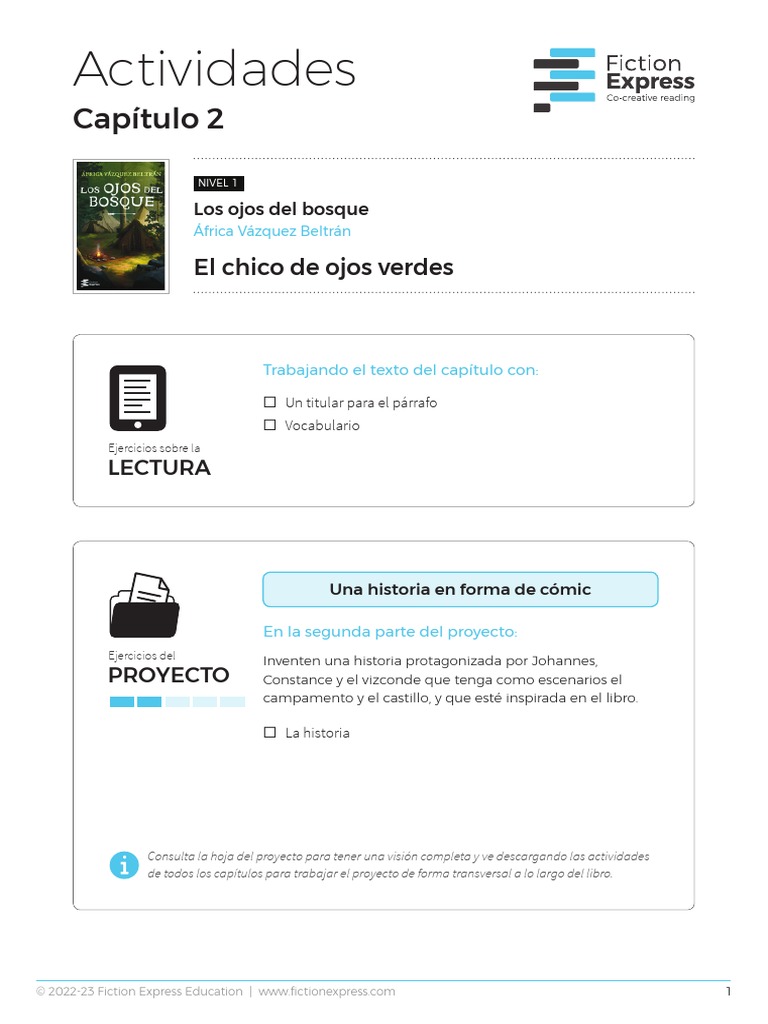 Actividades de "Los ojos del bosque" | PDF
