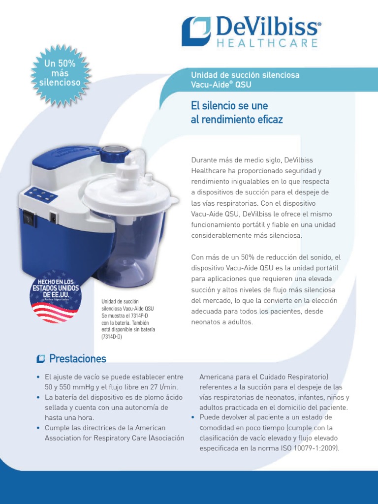 Aspirador Devilbiss VacuAide 7314 | PDF