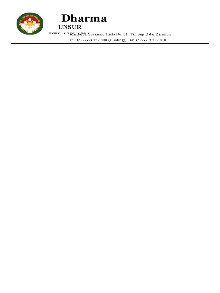 Kop Surat Dharma Wanita Edit | PDF