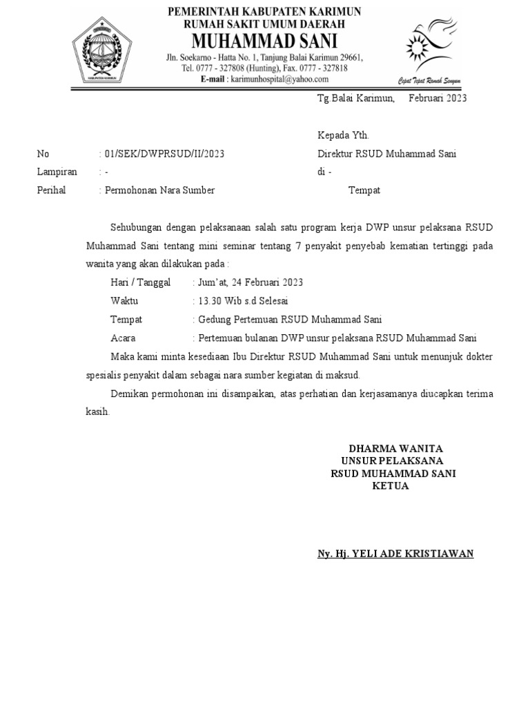 Kop Rsud DWP | PDF