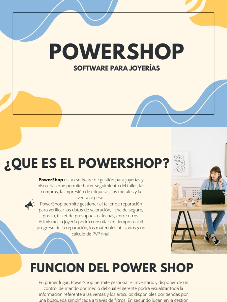 Software de Gestión para Joyerías PowerShop | PDF